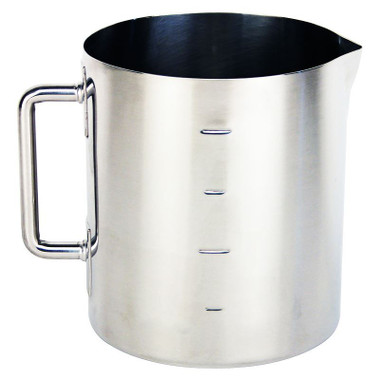 Beaker, 5L, 316L SS, 9.1" H x 7.09" ID, each