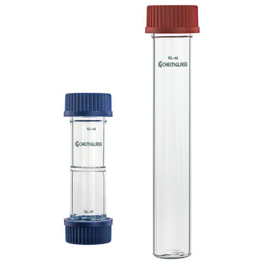 Bottle, Hybridization, 35 x 300mm, Dual Chamber, GL-45, Red Cap, each