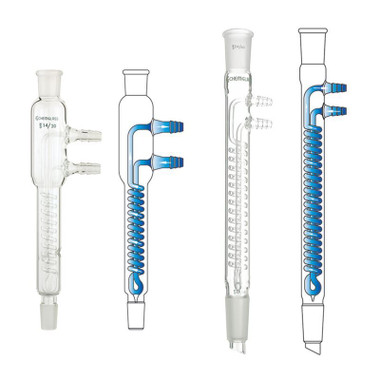 Condenser, Reflux, 365mm, 24/40 Joint, Style B, 200mm Jacket Length, each