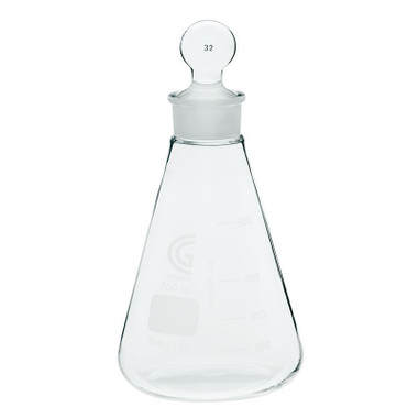 25mL Erlenmeyer Flask, #16 Outer Stopper Neck, Plain Ungraduated ...