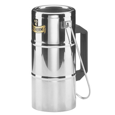 Flask, Dewar, 1000mL Wide Mouth, Stainless Steel, Side Grip and ...