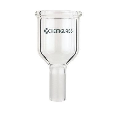 Glass Adapter, 1-1/2" Beaded Pipe to 3/4" Swagelock, each