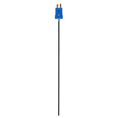 1/4" Dia x 6" Long PFA Coated Thermocouple Probe, Type "J", each