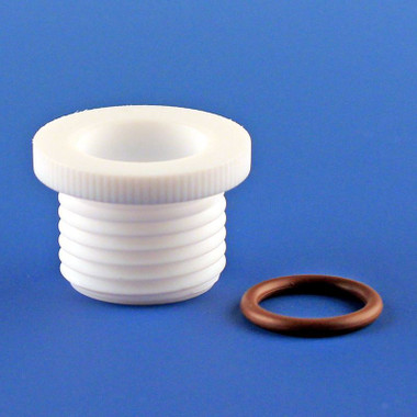 #11 Internal Bushing, Open Top, 10mm Opening, PTFE, #012 Viton O-Ring, each