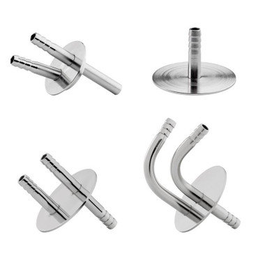2-Port Angled Vent Assembly, GL-32, Universal, 316L Electro Polished ...