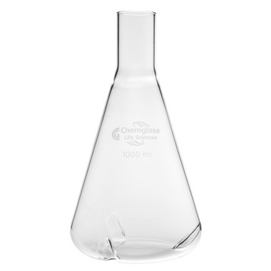 Flask, Shake, 4000mL, Deep Baffles, Delong Neck, Approx OD x Height (mm ...