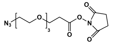 High Purity PEG Reagent, N3-PEG3-CH2CH2COONHS Ester, 95% Min Purity, 250 mg