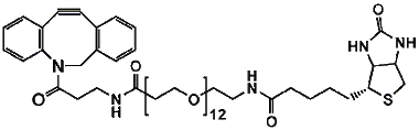 High Purity PEG Reagent, DBCO-NH-PEG12-Biotin, 95% Min Purity, 100 mg