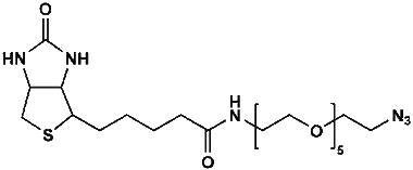 High Purity PEG Reagent, (+)-Biotin-PEG5-CH2CH2N3, 95% Min Purity, 50 mg
