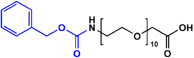 High Purity PEG Reagent, CBZ-NH-PEG10-CH2COOH, 95% Min Purity, 1 gram