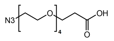 High Purity PEG Reagent, N3-PEG4-CH2CH2COOH, 95% Min Purity, 250 mg