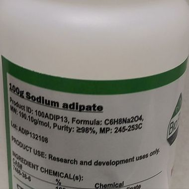 Reagent, Sodium adipate, 100 grams, each
