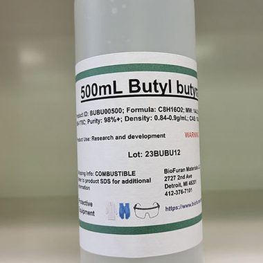 Solvent, Butyl butyrate, 500 mL, each