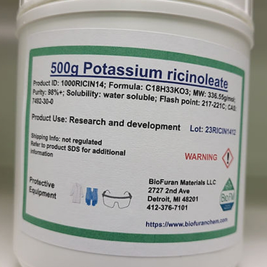 Reagent, Potassium ricinoleate, 500 grams, each