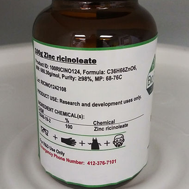 Reagent, Zinc ricinoleate, 500 grams, each