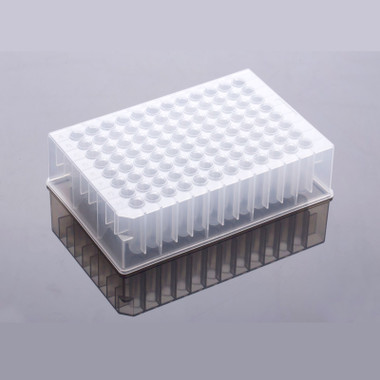 1.0mL 96-Well Deep-Well Plate, U-Bottom, Round Well, Nonsterile, 5 per ...