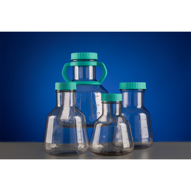 3L Polycarbonate High Efficient Erlenmeyer Flasks, Flat Base, Vent ...