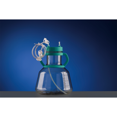 3L High Efficiency Erlenmeyer Flask with Baffles, with Bi-directional ...