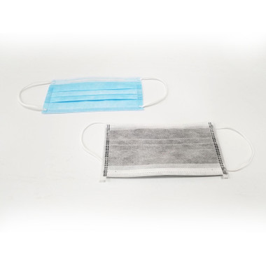 Four-layer PP acticarbon non-woven lab protection mask, 50 per pack ...