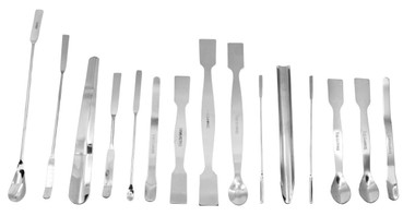 15 Piece Scoop & Spatula Set, Assortment, For Use In A Variety Of Lab ...