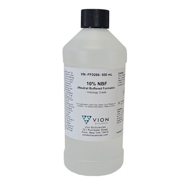 Formalin 10% Solution Neutral Buffered NBF, Bioreagent Grade, 500mL