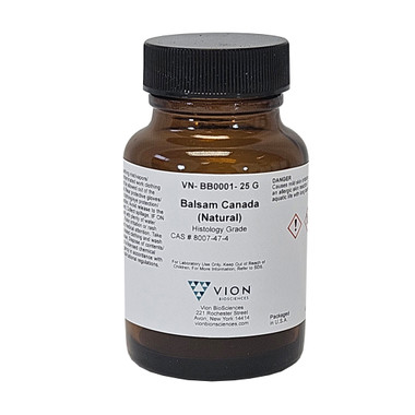 Balsam Canada, Natural, Bioreagent Grade, 25 grams
