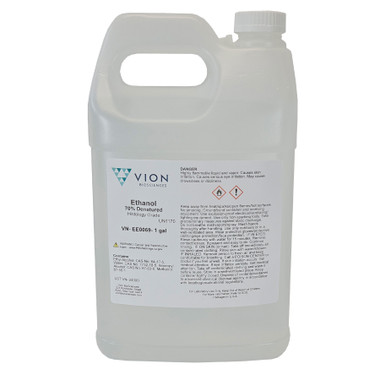 Ethanol 70% Solution, Bioreagent Grade, 1 gallon, case/4