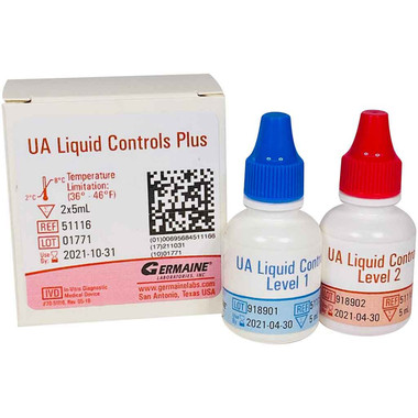 POC UA Liquid Controls Plus w/hCG Urinalysis (UA) Test, 2 x 5 mL ...
