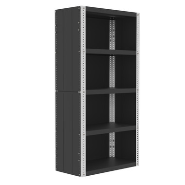 Steel Heavy Duty Shelving, 12 Gauge, Enclosed, 36" W x 18" D x 72" H ...