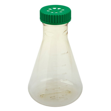 Erlenmeyer Flask, 2 Liter, Vented Cap, Plain Bottom, Polycarbonate ...