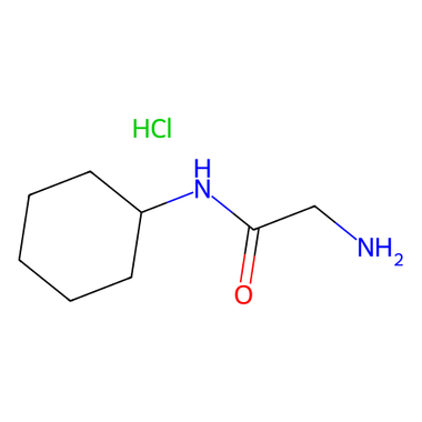 2-Amino-N-cyclohexyl-acetamide hydrochloride, 1 gram