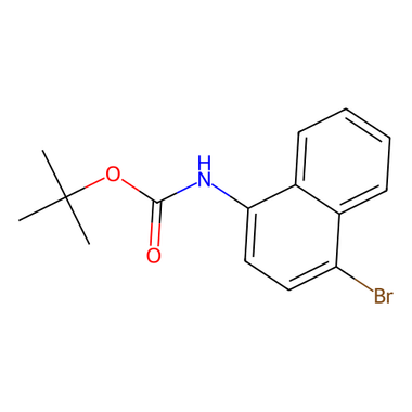 1-Boc-Amino-4-bromonaphthalene, min 98%, 5 grams