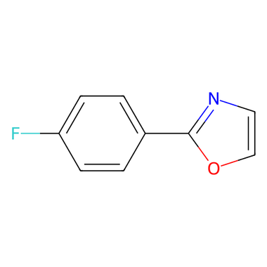 2-(4-Fluorophenyl)oxazole, min 98%, 25 grams