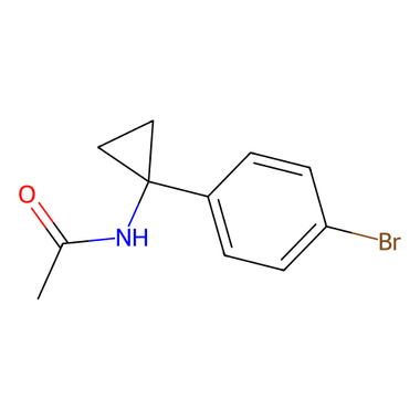 N-[1-(4-Bromophenyl)cyclopropyl]acetamide, min 95%, 5 grams