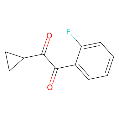 1-Cyclopropyl-2-(2-fluorophenyl)ethane-1, 2-dione, min 98%, 25 mg