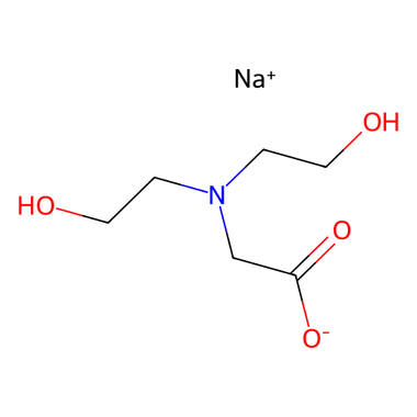 Sodium N, N-bis(2-hydroxyethane)glycinate, 1 gram