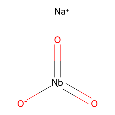Sodium niobate, min 99.9% metals basis, 100 grams