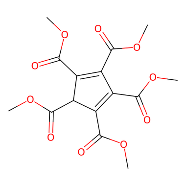Pentamethyl cyclopentadiene-1, 2, 3, 4, 5-pentacarboxylate, 250 mg