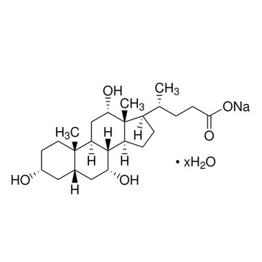 Sodium cholate hydrate, min 99%, 100 grams, for cell culture
