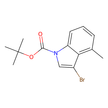 N-Boc-3-bromo-4-methylindole, min 95%, 1 gram
