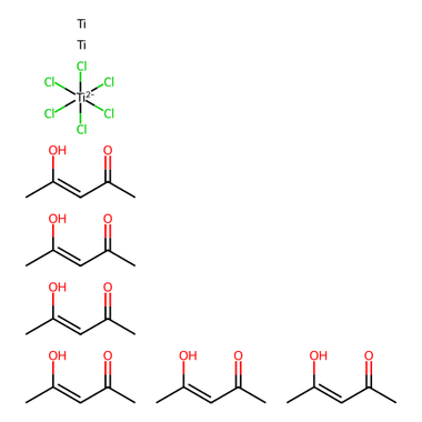 Bis[tris(2, 4-pentanedionato)titanium(IV)] Hexachlorotitanate(IV), 25 grams