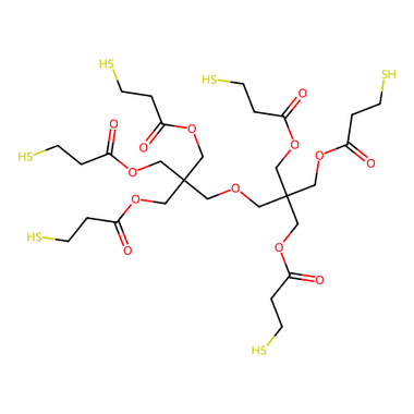 Dipentaerythritol Hexakis(3-mercaptopropionate), min 93% (T), 100 grams
