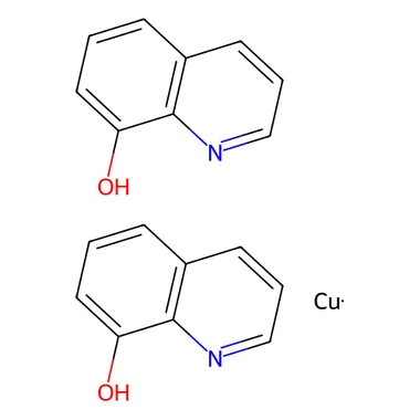 8-Hydroxyquinoline copper complex, min 95%, 100 grams