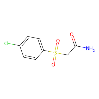 2-(4-CHLOROPHENYLSULFONYL)ACETAMIDE, 250 mg