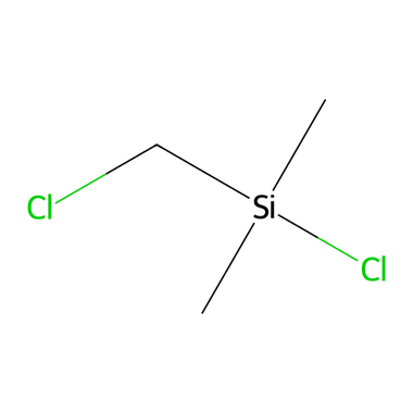 (Chloromethyl)dimethylchlorosilane, min 98% (GC), 100 grams