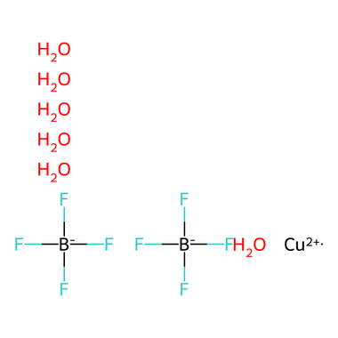Copper(II) tetrafluoroborate hexahydrate, min 98%, 100 grams