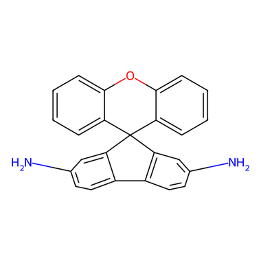 Spiro[9H-fluorene-9, 9'-[9H]xanthene]-2, 7-diamine, min 97%, 100 mg