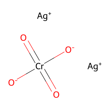 Silver chromate, min 99%, 10 grams