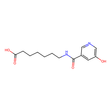 7-[(5-Hydroxy-pyridine-3-carbonyl)-amino]-heptanoic acid, min 98%, 100 mg