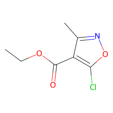Ethyl 5-chloro-3-methylisoxazole-4-carboxylate, min 95%, 100 mg